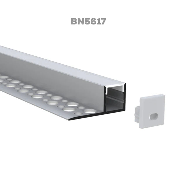 BN5617 Surface Mount 8 ft Aluminum Channel 10 Pack LED Strip Light Cov – Sun Bright Lighting