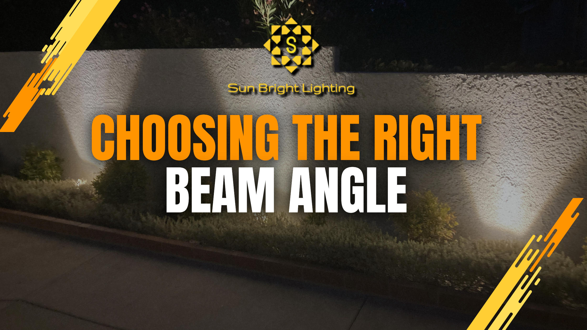 Beam Angles in Outdoor Lighting: What 25°, 38°, 60°, and 120° Really M