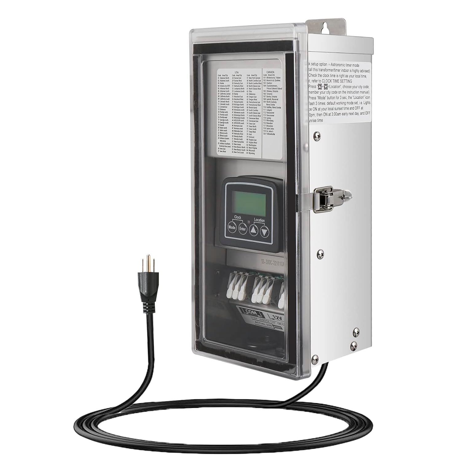 Transformador digital de acero inoxidable STS300 AC 300W | Fuente de a ...