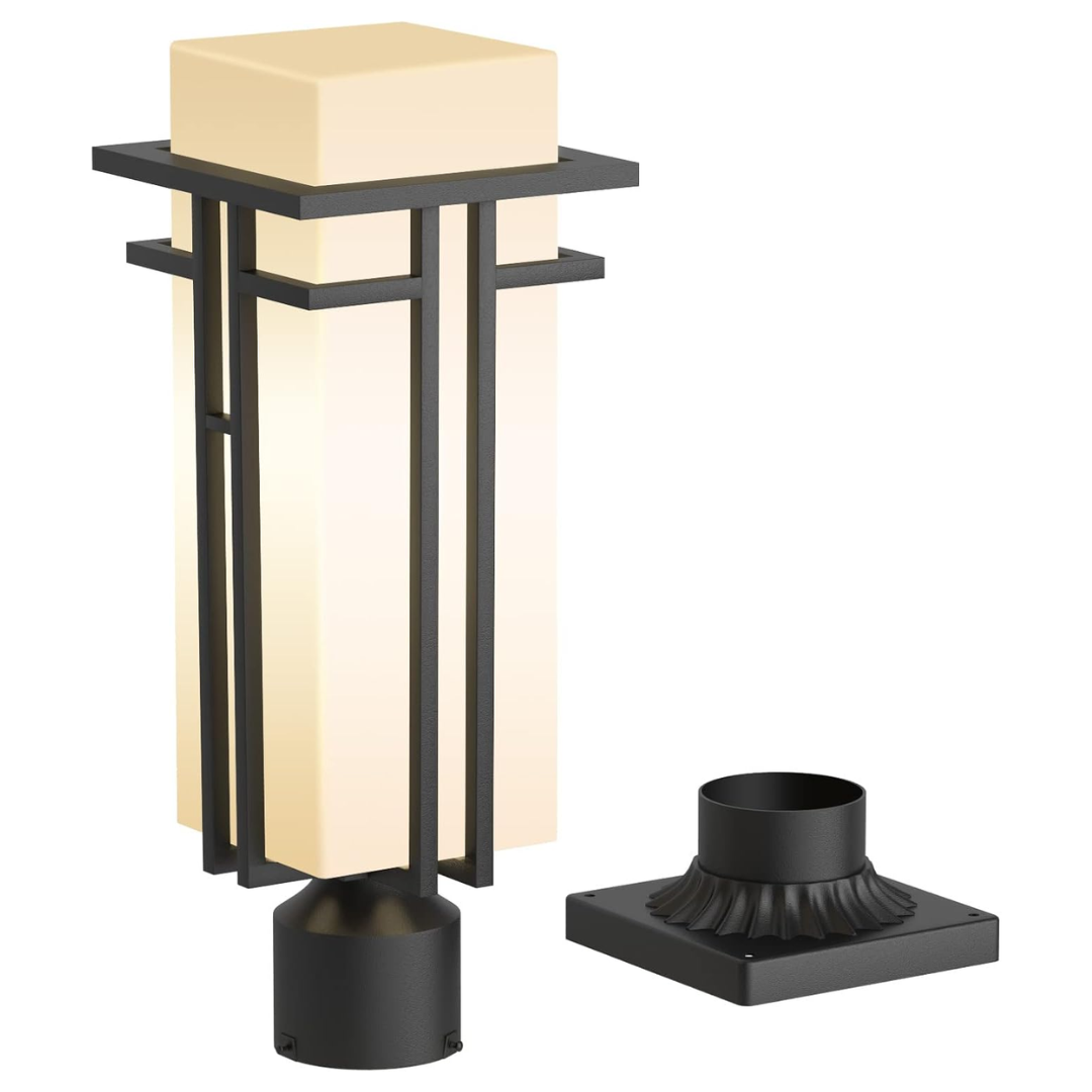 CPLA08 Outdoor Aluminum Post Mounted Lantern Light Post for Pole Light ...
