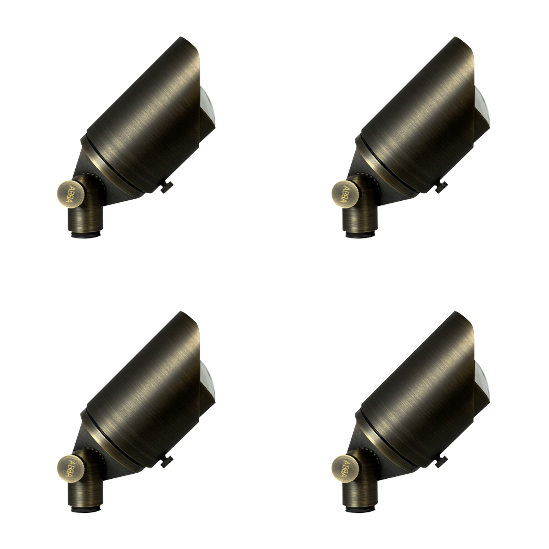 SPB05 Adjustable Low Voltage LED Outdoor Brass Spotlight
