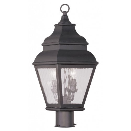 Exeter Candelabra Base 2 Light Bulb Sockets Medium Outdoor Post Top La