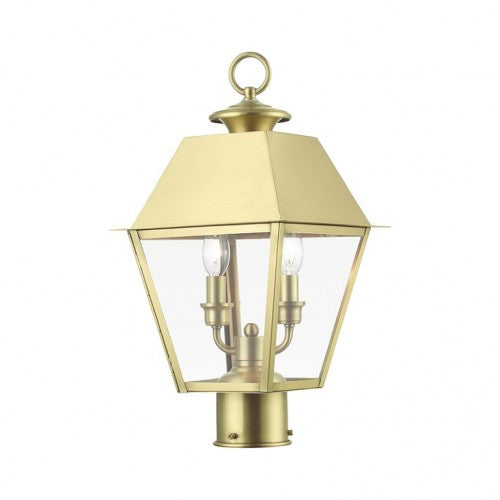 Wentworth Candelabra Base 2 Light Bulb Sockets Outdoor Medium Post Top