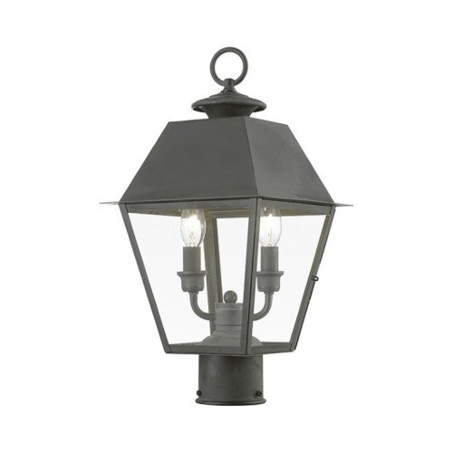 Wentworth Candelabra Base 2 Light Bulb Sockets Outdoor Medium Post Top