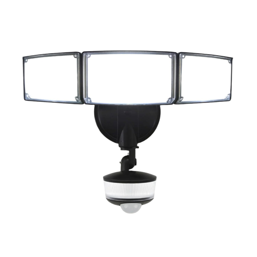 74W Wired Outdoor LED Flood Light, 120V 5000K Motion-Sensor Security L