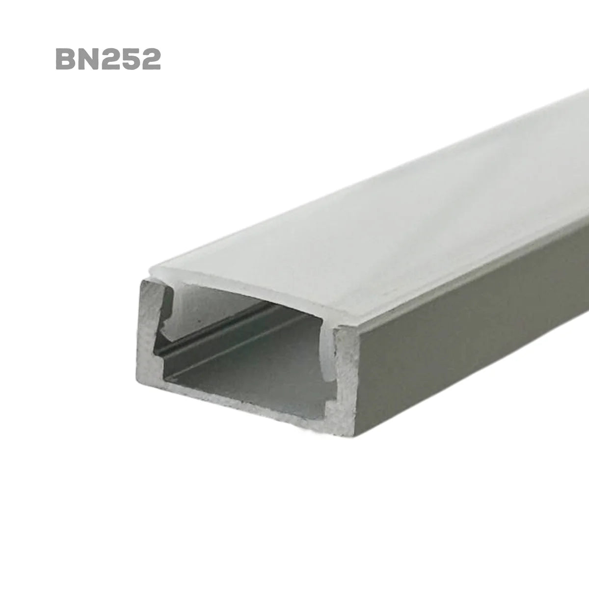 BN252 Rectangular Surface Mounted 8 ft Aluminum Channel 10 Pack for 0.