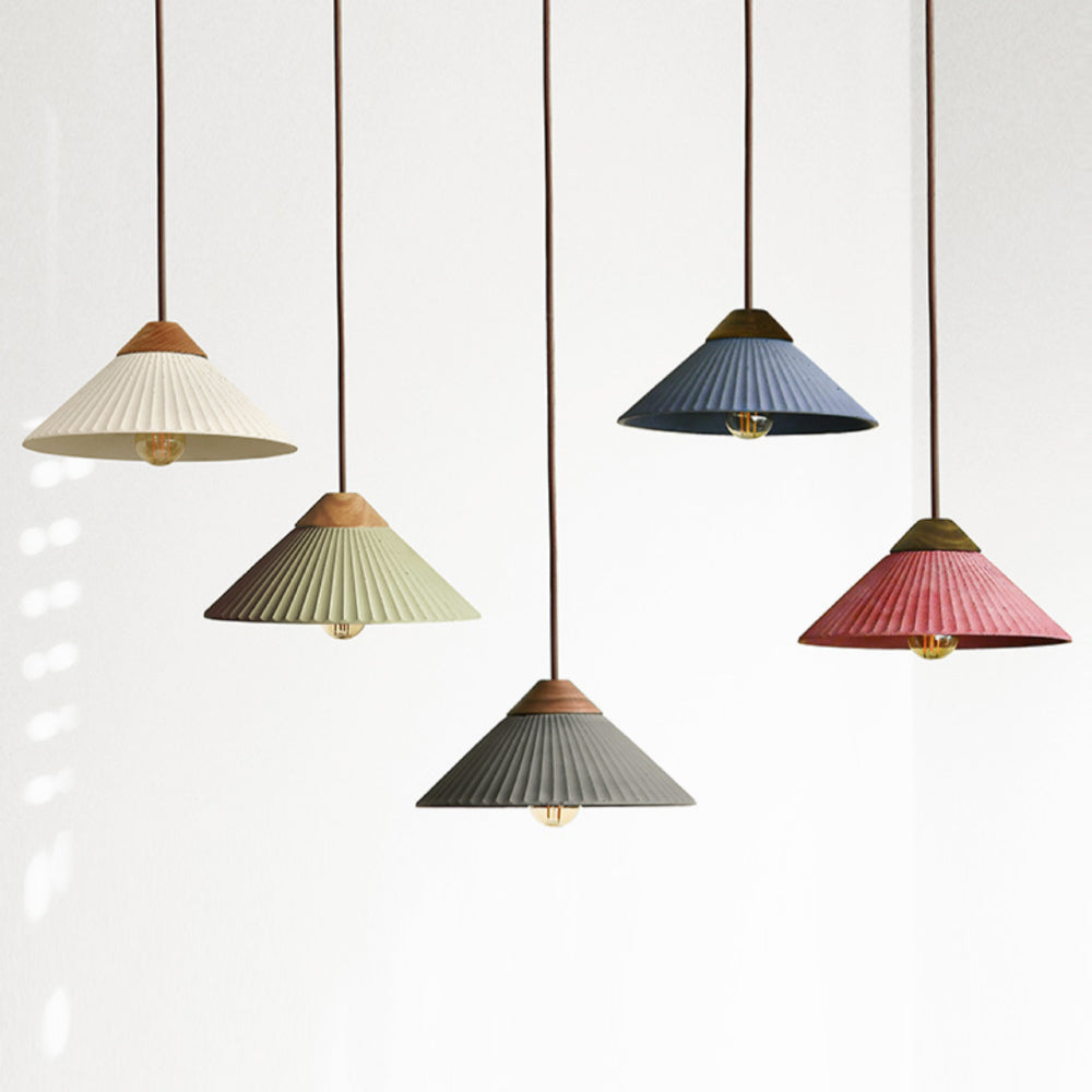 Summit Mountain Concrete Hanging Pendant Light E26 Socket Line Voltage