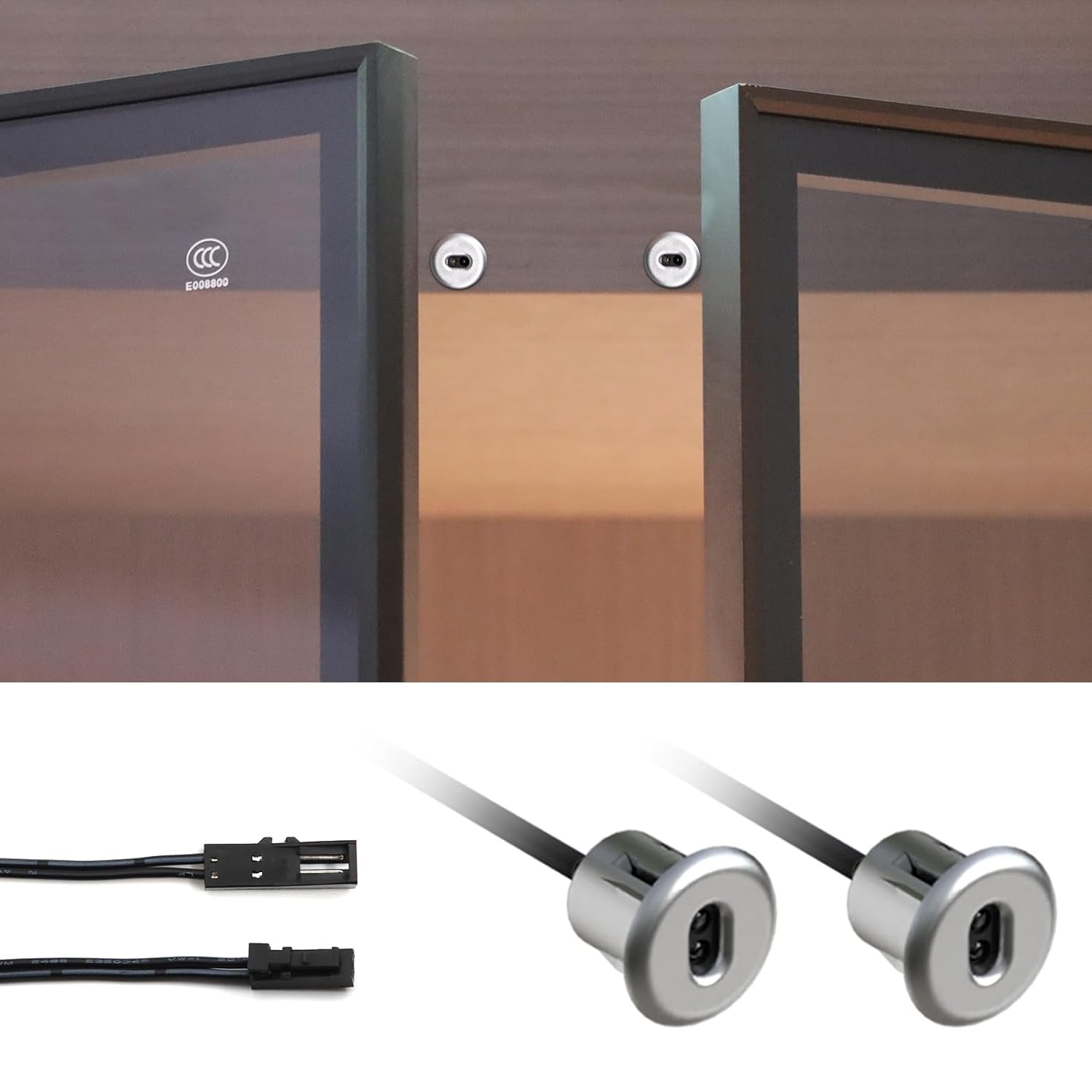 ID05 Double-Door Operated Recessed Mount Infrared Sensor Switch