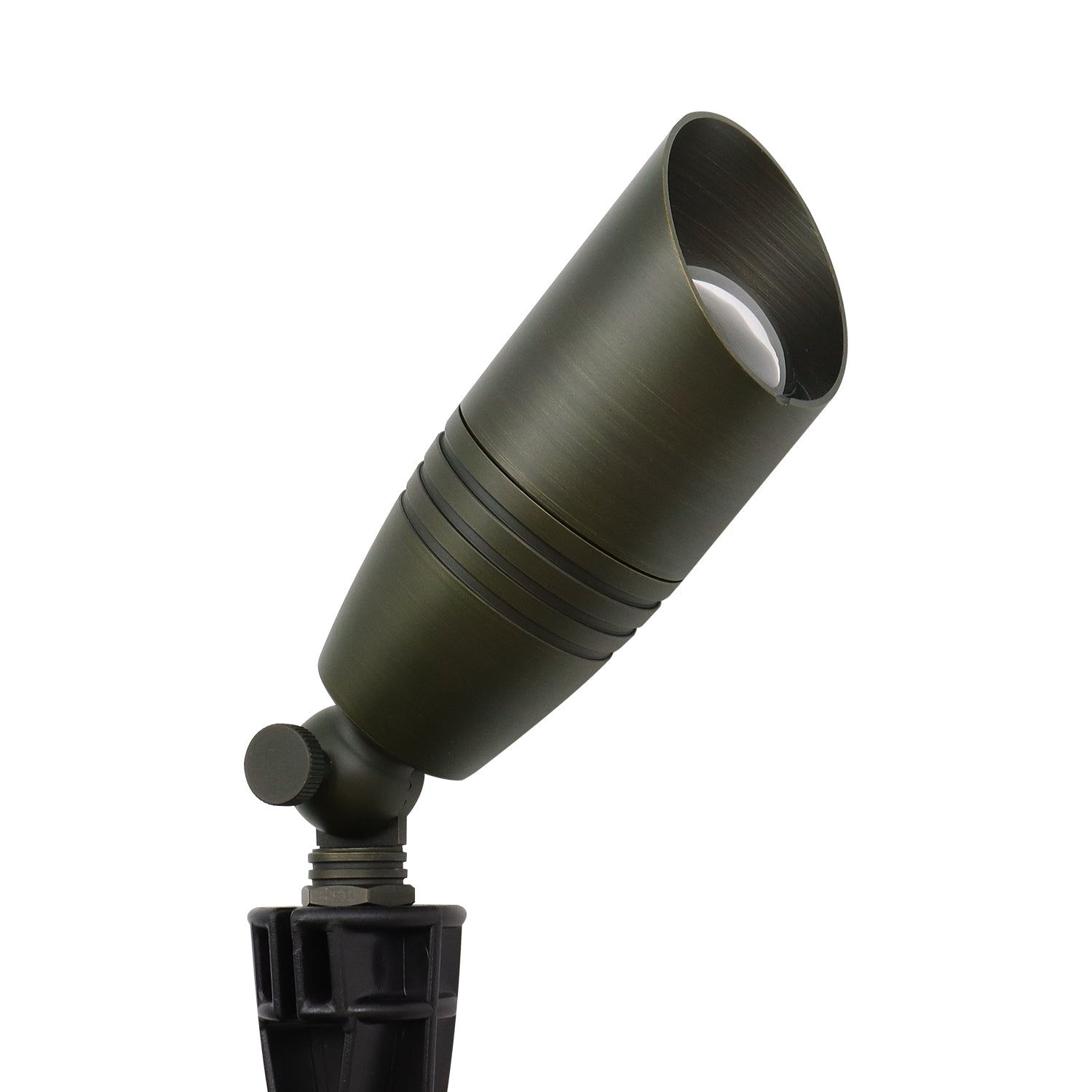 SPB02 Low Voltage Directional Outdoor Brass Spotlight – Sun Bright Lighting
