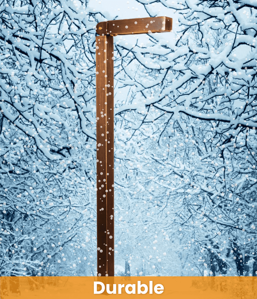 PLB14 Cast Brass Path Light | 3W Integrated LED Low Voltage Landscape ...