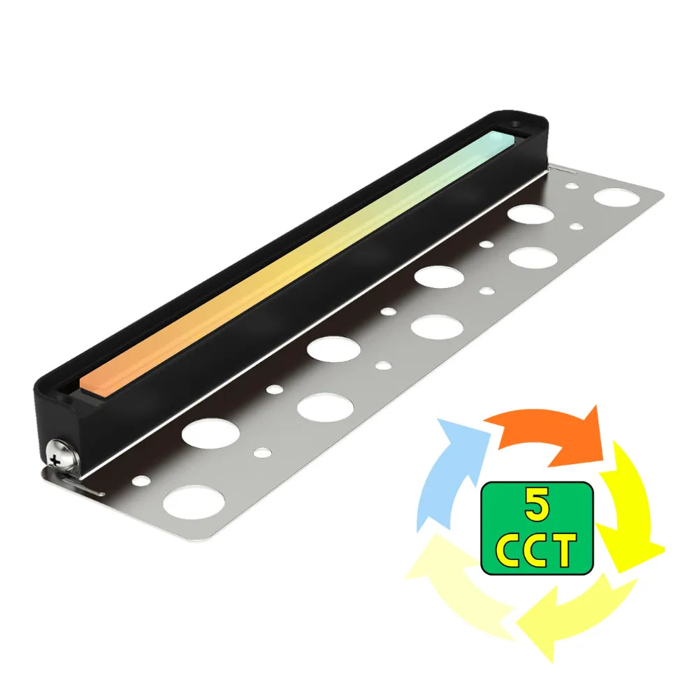 STB25 7W 5CCT Heavy Duty Cast Aluminum Fixture with Stainless Steel Br