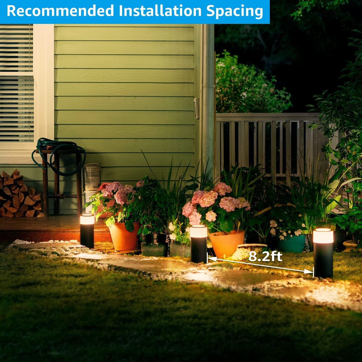 ALPCC08 8-Pack 4.5W 5CCT LED Landscape Pathway Light Package, 12V Low ...