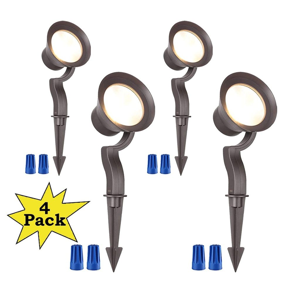 ALS03 4-Pack 5CCT 1800K/2700K/3000K/4000K/5000K Integrated LED Landsca