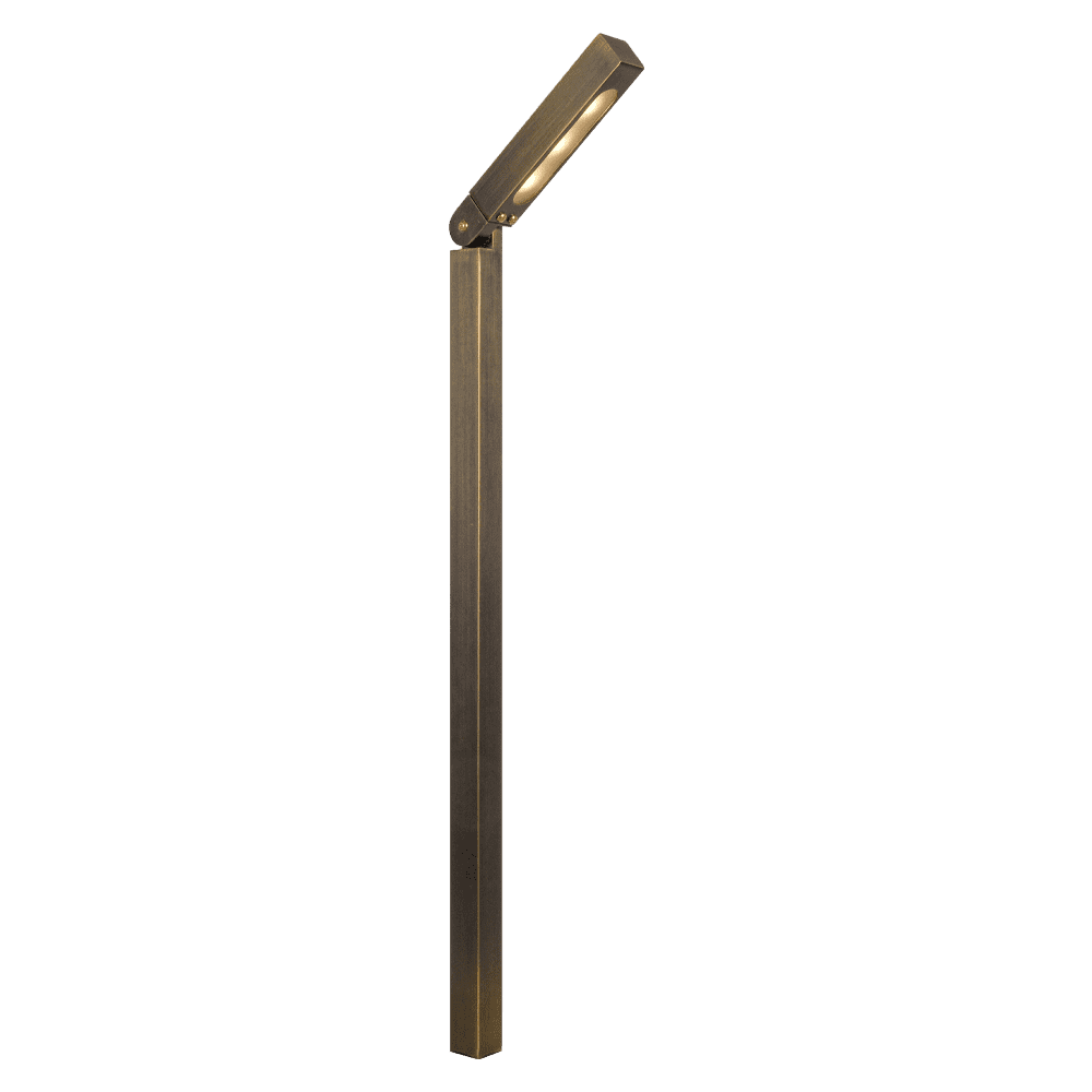 PLB14 Cast Brass Path Light | 3W Integrated LED Low Voltage Landscape ...