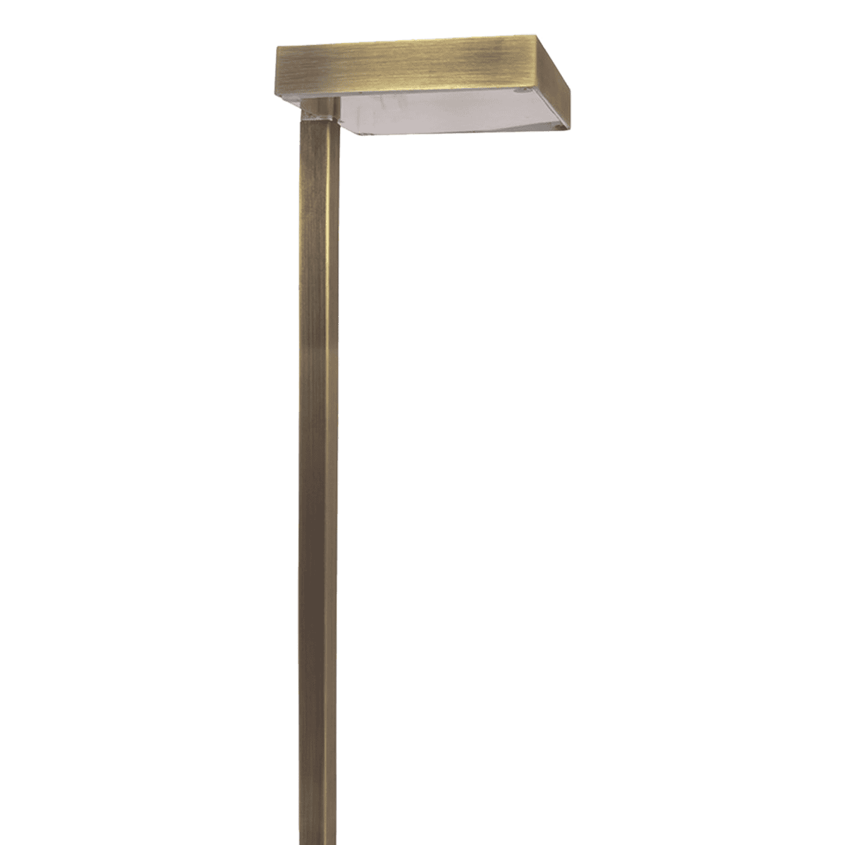 PLB20 Square Top Cast Brass LED Low Voltage Pathway Light – Sun Bright ...