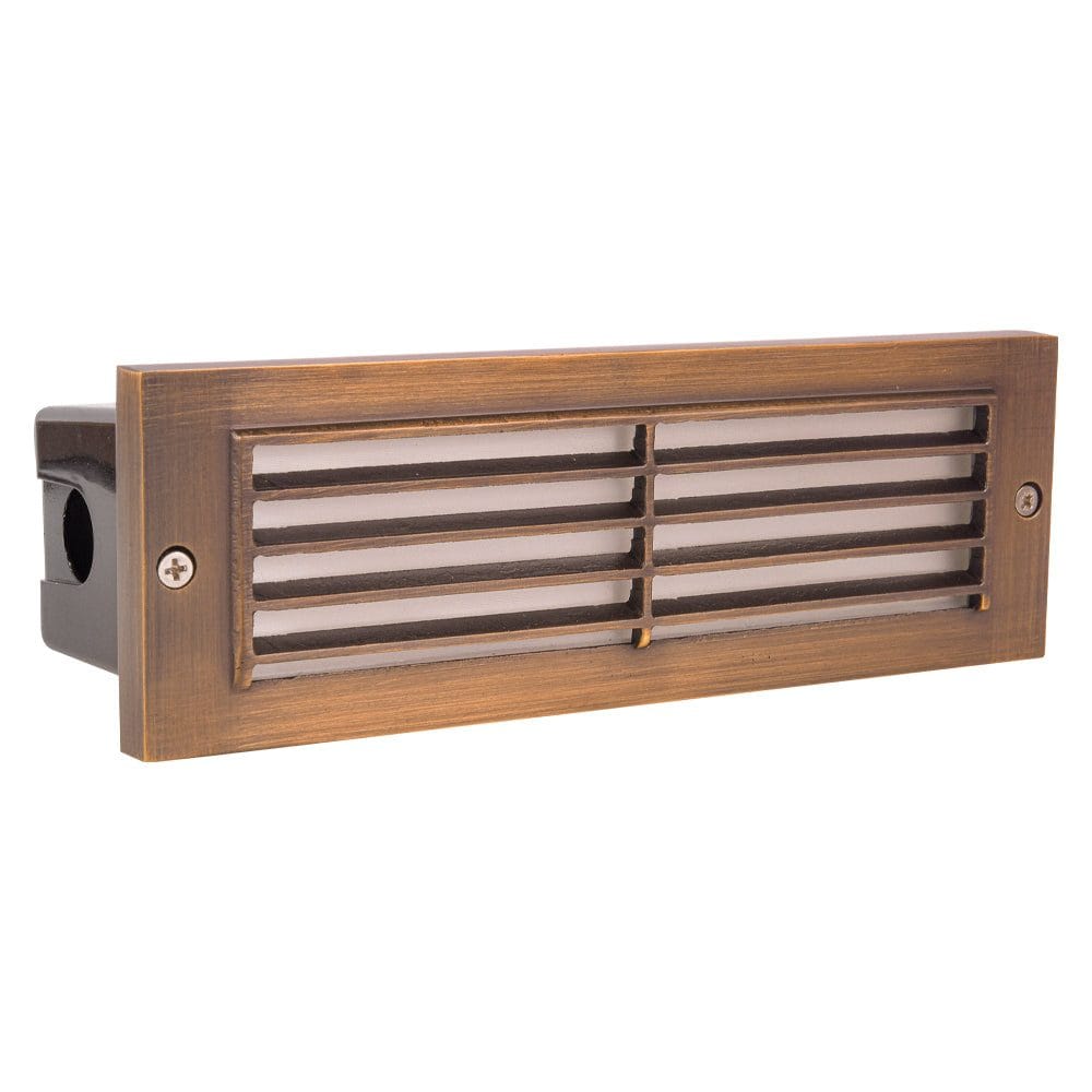 STB03 Cast Brass Step Light | Lamp Ready 12V Low Voltage Landscape Lig