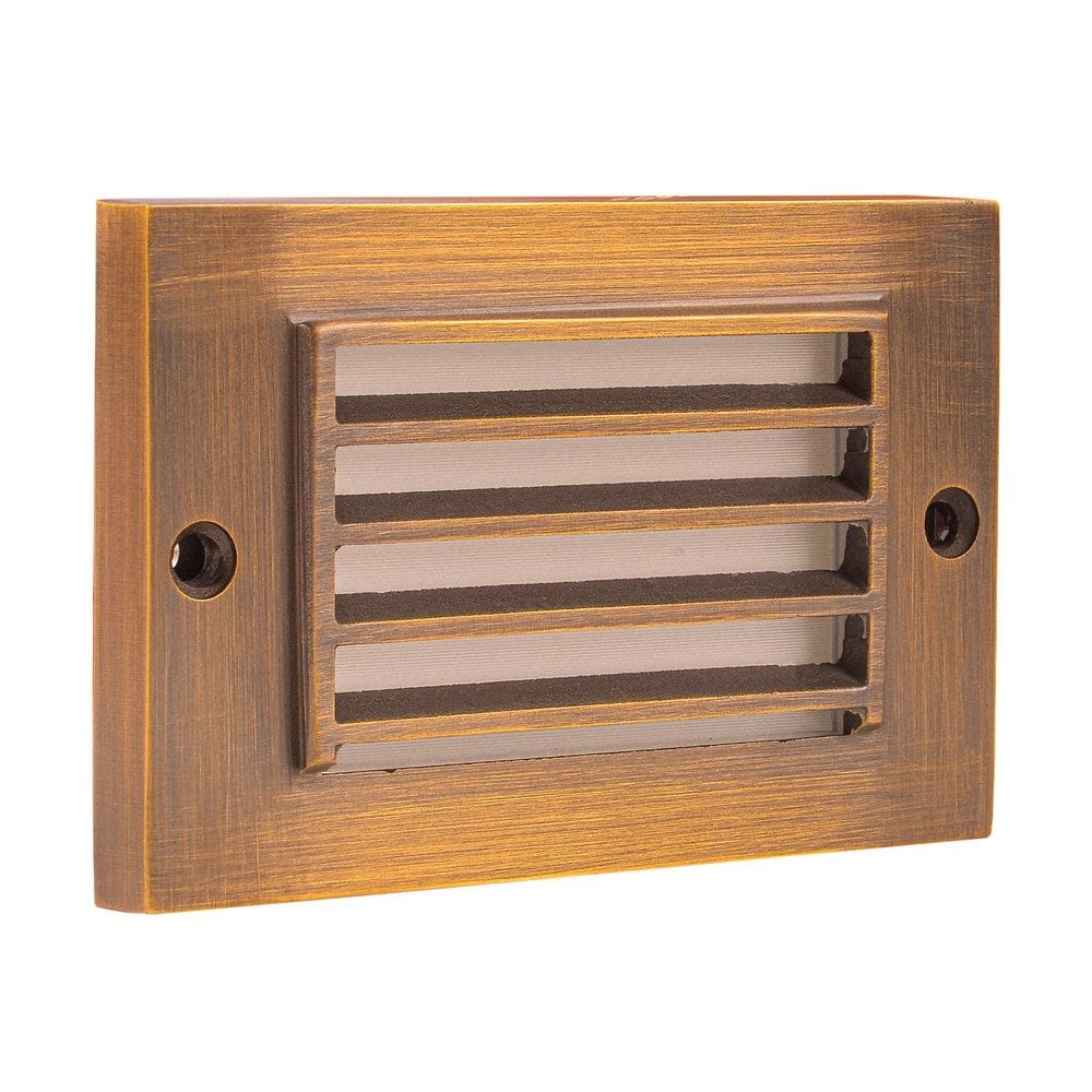 STB07 Cast Brass Step Light | 2W 3000K Warm White Integrated LED 12V L